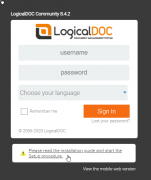 Quick Install - LogicalDOC Community Wiki